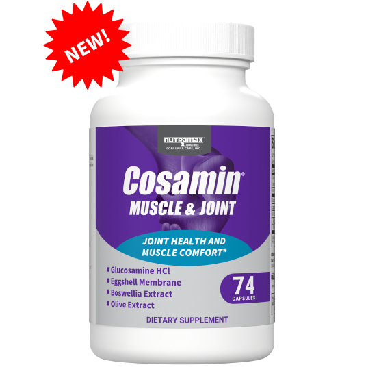 Cosamin® Muscle & Joint 74 Capsules – Nutramax Laboratories Online ...